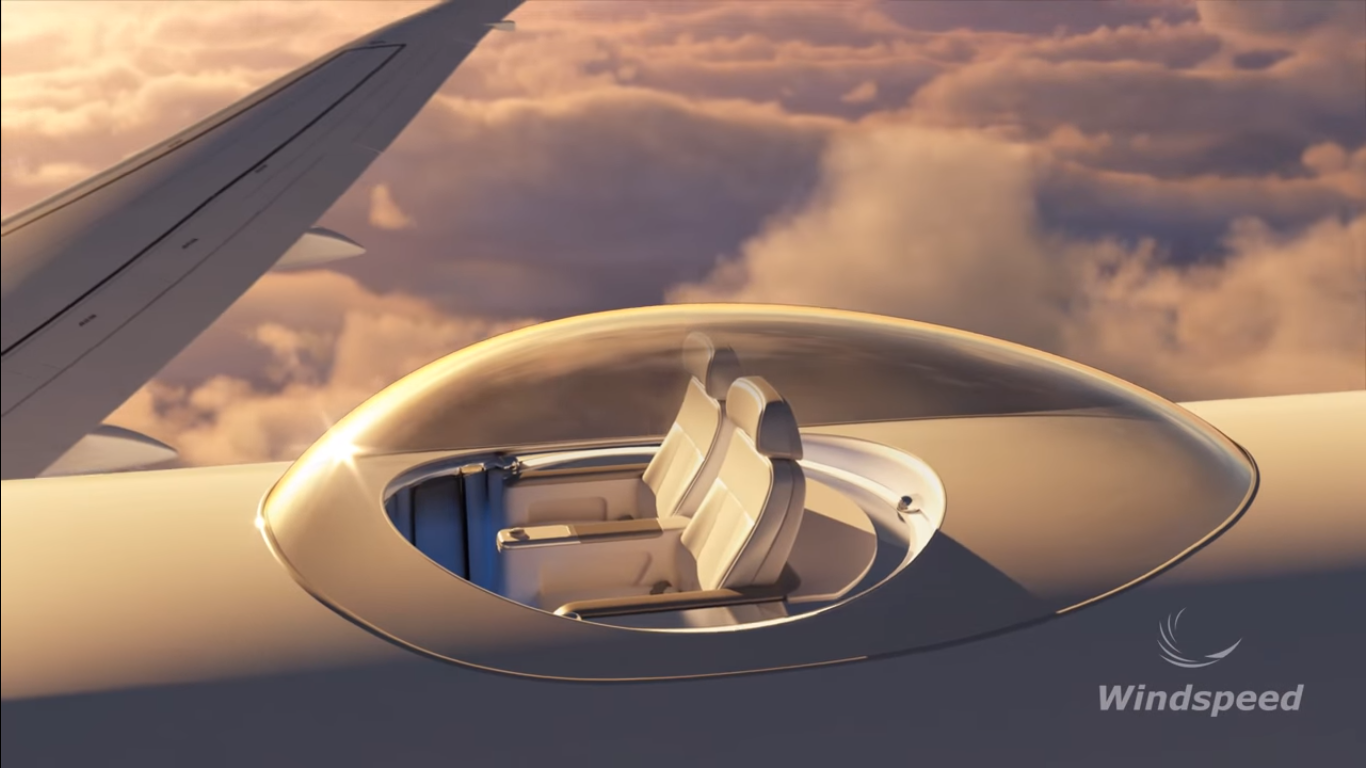 Windspeed Technologies' SkyDeck concept | Business Jet Interiors