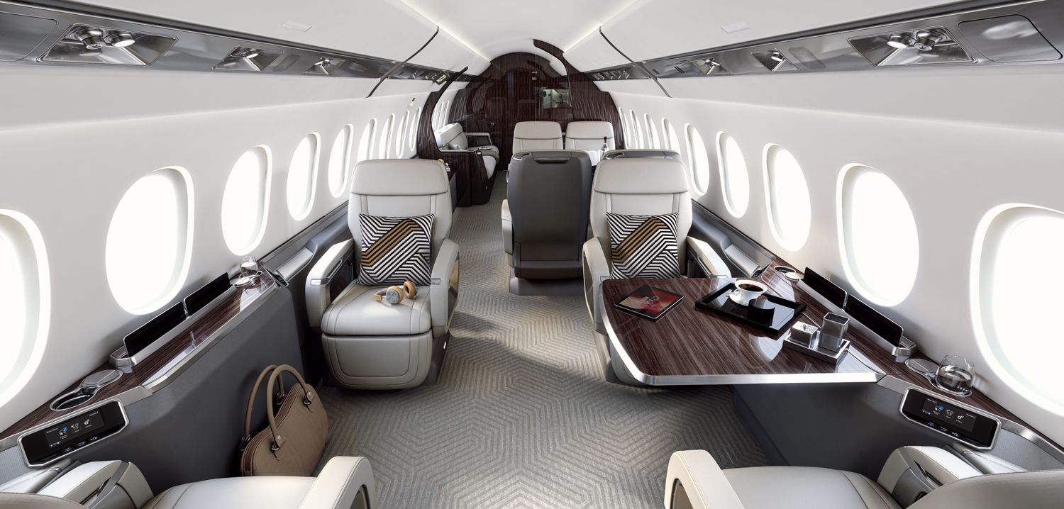 Falcon 6X enters detail design phase | Business Jet Interiors