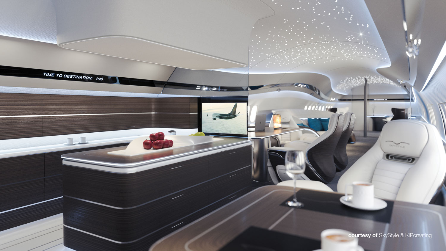 Interior concept revealed to celebrate first BBJ Max green delivery ...