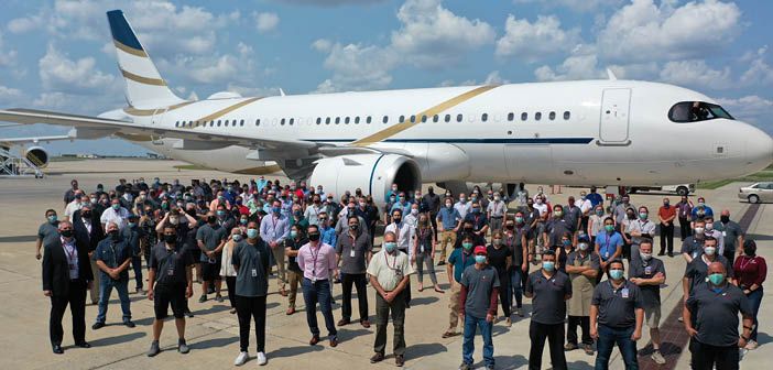 VVIP ACJ320neo completed at Comlux Completion | Business Jet Interiors