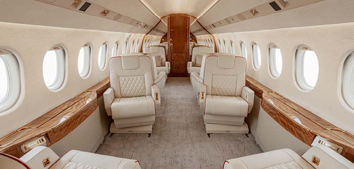 Falcon 2000 upgraded at Duncan Aviation | Business Jet Interiors